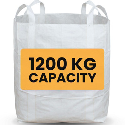 Extra Large 1.2 Tonne Builders Bag - Heavy-Duty Polypropylene Ton Bag ...