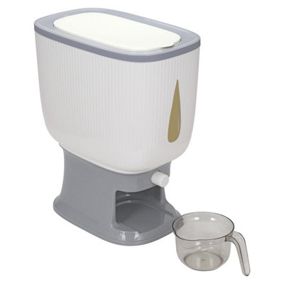 Extra-Large 8-10kg Automatic Rice Dispenser with Visible Scale and ...