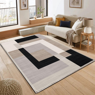 Extra Large Area Living Room Bedroom Printed Rug Indoor/Outdoor Floor Mat