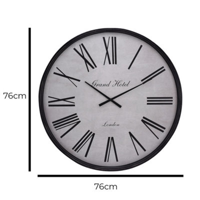 Extra Large Grand Hotel Traditional Wall Clock 76cm 30in XL Antique ...