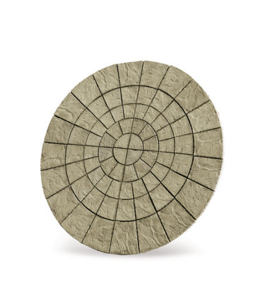 Extra Large Patio Circle Kit 'The Gawsworth' Weathered York 3.48m ...
