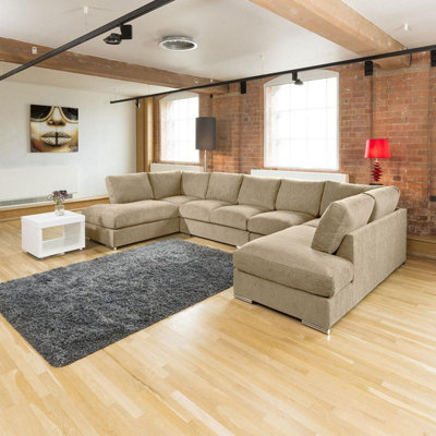 Extra Large U Shape Beige Fullback