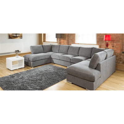 Extra Large U Shape Grey Fullback