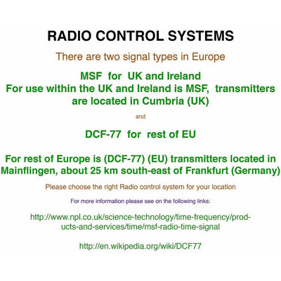 Extra Large XXXL Jumbo Radio Controlled Digital Wall Clock ( Official ...