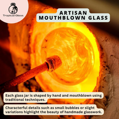 Extra Tall Glass Terrarium Jar with Cork Lid, XL Terrarium Jar H: 45 cm