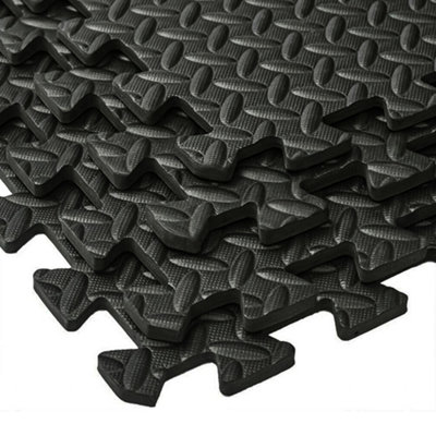 EXTRA THICK GYM FLOORING INTERLOCKING FLOOR MATS EVA SOFT FOAM MAT YOGA ...