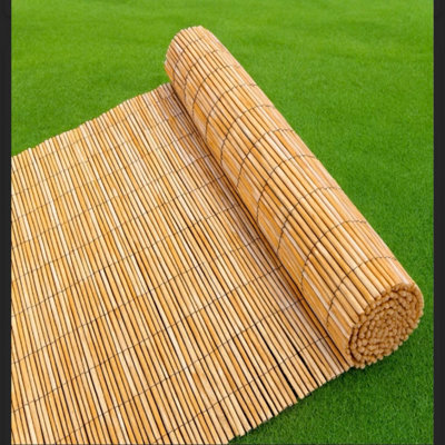 Extra Thick Reed 1.2m x 3m Fence Privacy Decorative Fencing Natural ...