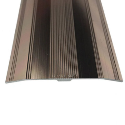 Extra Wide 61mm Carpet Cover Strip Bronze 3ft / 0.9metres Trim Carpet ...