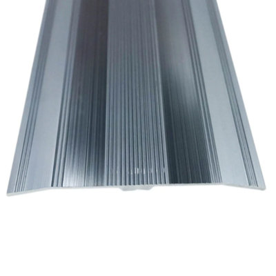 Extra Wide 61mm Carpet Cover Strip Grey Carpet To Carpet Threshold Bar ...