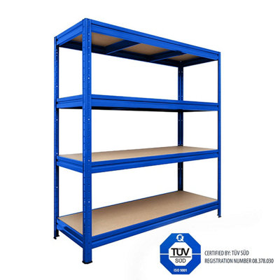 Extra Wide Heavy Duty Shelving Unit Boltless Garage Rack Storage System ...