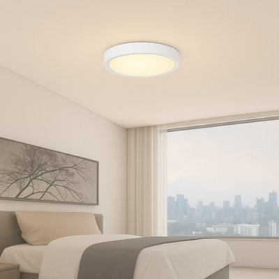 Extrastar 12W LED Surface Mount Integrated Ceiling Light Flush Light ...