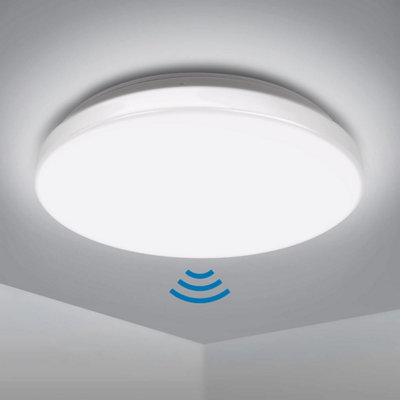 ExtraStar 18W 330mm LED Microwave Sensor Ceiling Light, Daylight