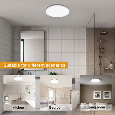 ExtraStar 18W LED round Surface Mount Integrated Ceiling Light Flush ...