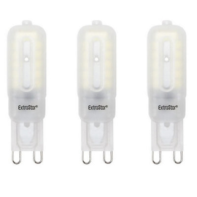 ExtraStar 3.5W LED Mini Bulb G9, 3000K (pack of 3)