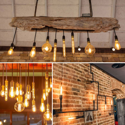 ExtraStar 4W LED T30 Long Tube Bulb E27, 2700K, Pack of 4