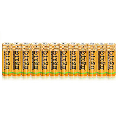 ExtraStar AA Alkaline Batteries 1.5V, 12 pieces