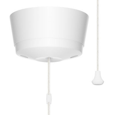 ExtraStar Ceiling-Mounted Pull Cord Switch,Moisture-Resistant, Easy ...