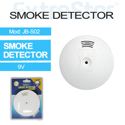 Buy ExtraStar Home Safety Optical Smoke Ceiling Alarm Battery Operated ...