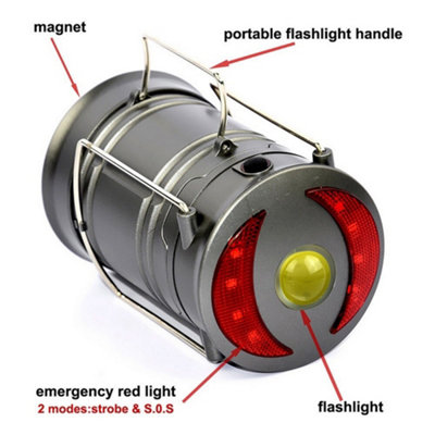 Extrastar LED Portable Camping Torch Battery Operated Lantern Night ...