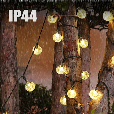 ExtraStar Solar LED IP44 Outdoor Garden String Lights with 50 LEDs, 16m