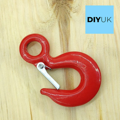 Eye Hook ( Load: 2000kg ) with Safety Catch ( Pack of: 1 ) Heavy Duty ...
