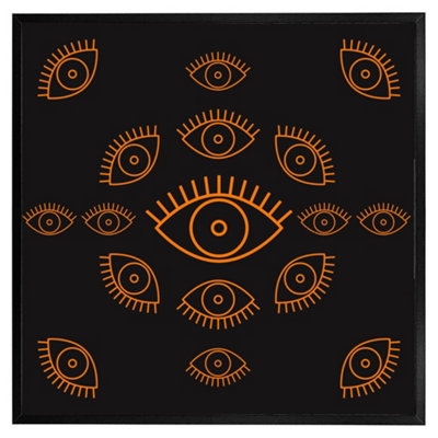 Eye icon (Picutre Frame) / 24x24" / Grey