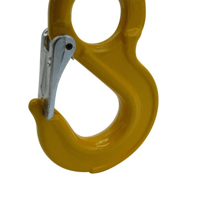 EYE SLING HOOK WITH LATCH 16MM GRADE 8 (G80 8 TON SAFETY CATCH CHAIN ...