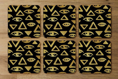 Eyes & Pyramids (Coaster) / Default Title | DIY at B&Q