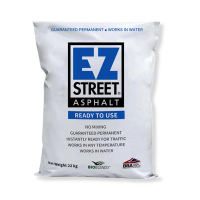 EZ Street Asphalt Permanent Pothole Repair 22kg Bag Ready to Use