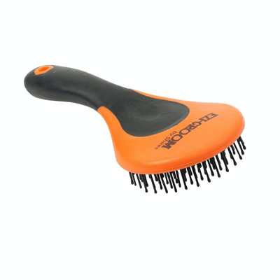 Ezi-Groom Horse Mane and Tail Brush Orange (One Size) | DIY at B&Q