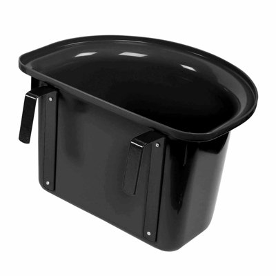 Ezi-Kit Portable Horse Feed Bucket Black (One Size)