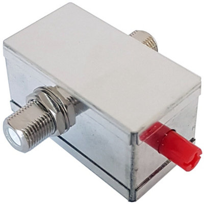 F Connector Coaxial Cable Variable Attenuator 0 20dB Coax RF Digital TV ...