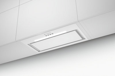 Faber Inca Lux 3.0 70cm Integrated Hood Matt White | DIY at B&Q