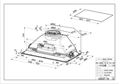 Faber Inca Smart C 52cm Integrated Hood