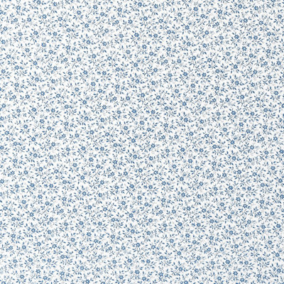 Fablon Sticky Back Self Adhesive Vinyl Floral Blue - 45cm X 2m FAB11490