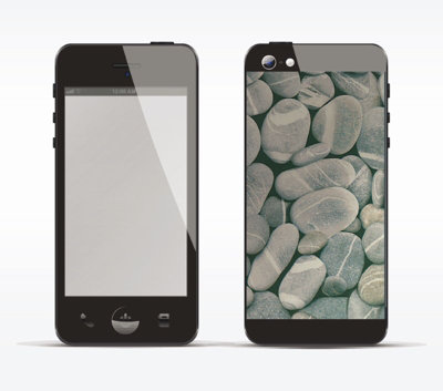 Fablon Sticky Back Self Adhesive Vinyl Grey Stones - 45cm X 2m FAB10192 ...