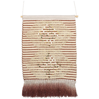 Fabric Wall Hanging SABO Cotton 75 cm Beige