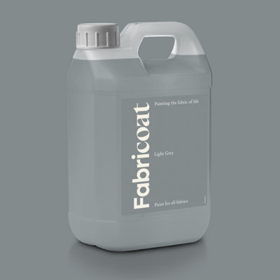 Fabricoat Fabric Paint Light Grey, 2500ml