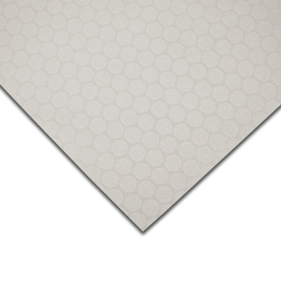 Fairplay Circles Light Grey CV Sheet Vinyl Flooring Foamed PVC 2.70mm ...