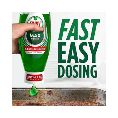 Fairy Max Power Original Washing Up Liquid 540ml - Pack of 8