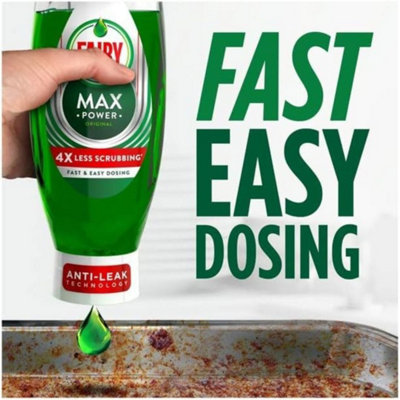 Fairy Max Power Original Washing Up Liquid, 660 ml (Pack of 3) | DIY at B&Q