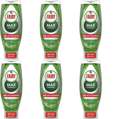 Fairy Max Power Original Washing Up Liquid, 660 ml (Pack of 6) | DIY at B&Q