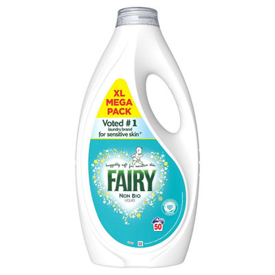 Fairy Non Bio Washing Liquid Detergent, 50 Washes 1650ml