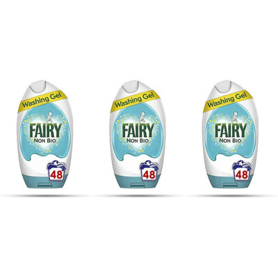 Fairy Non Bio Washing Liquid Laundry Detergent Gel, 48 Washes, 1.8 L ...