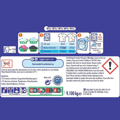Fairy Non-Bio Washing Powder, 140 Wash Laundry Detergent Family Pack