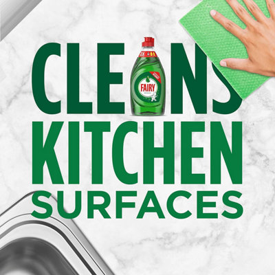Fairy Original Washing Up Liquid Green 320ml Concentrated Dishwashing ...