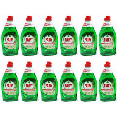 FAIRY PLATINUM QUICKWASH ORIGINAL WASHING UP LIQUID 383 ML (PACK OF 12)