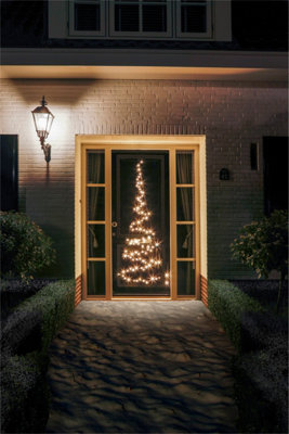 FAIRYBELL Christmas Festive Front Door Tree Decoration with 120 LED ...