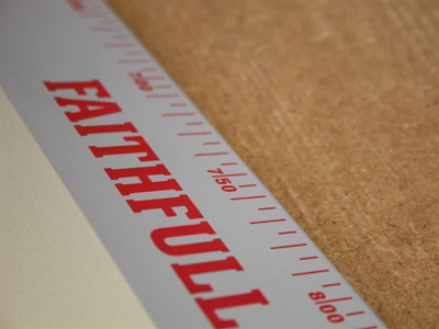 Faithfull 1.2M Feather Edge with Metric Scale for Precision Ruling and ...