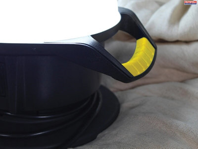 Faithfull 110v 360 Degree Task Site Light 4000L with Power Take Off ...